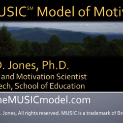 The MUSIC Model – MUSIC Model of Motivation