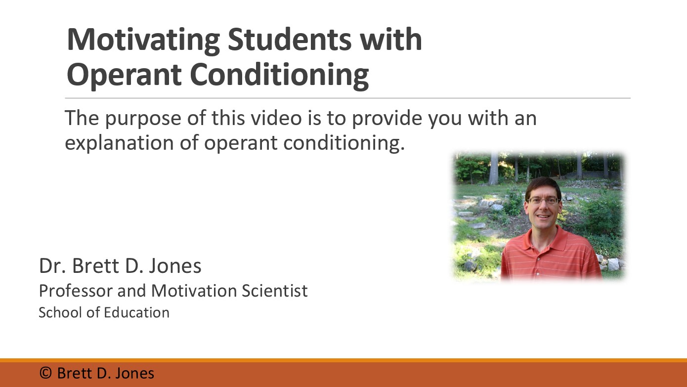 Theory: Operant Conditioning - MUSIC Model of Motivation